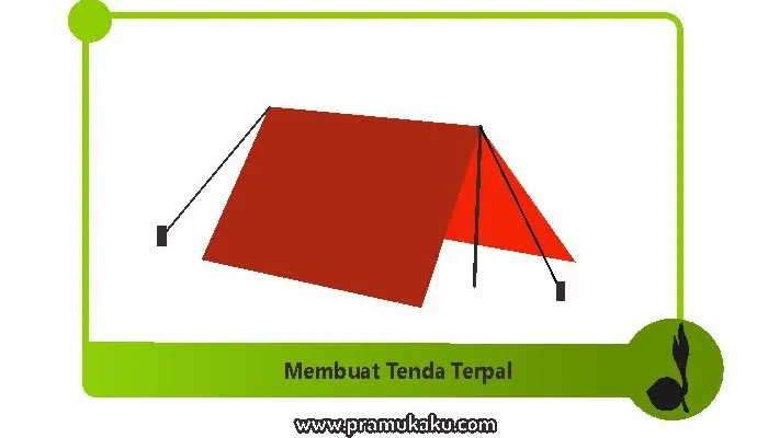 Cara Membuat Tenda dari Terpal Ada Tipsnya. Yuk, Simak!